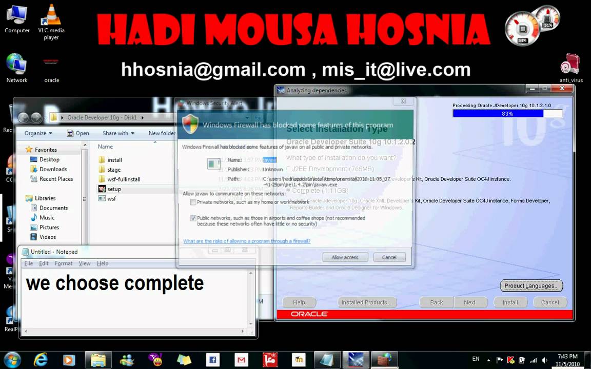 Oracle install lesson2 - YouTube