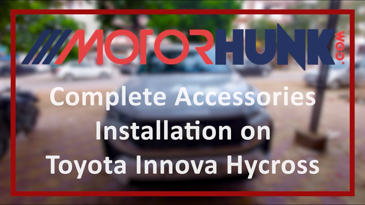 Enhance Your Toyota Innova Hycross with High-Quality Accessories ...