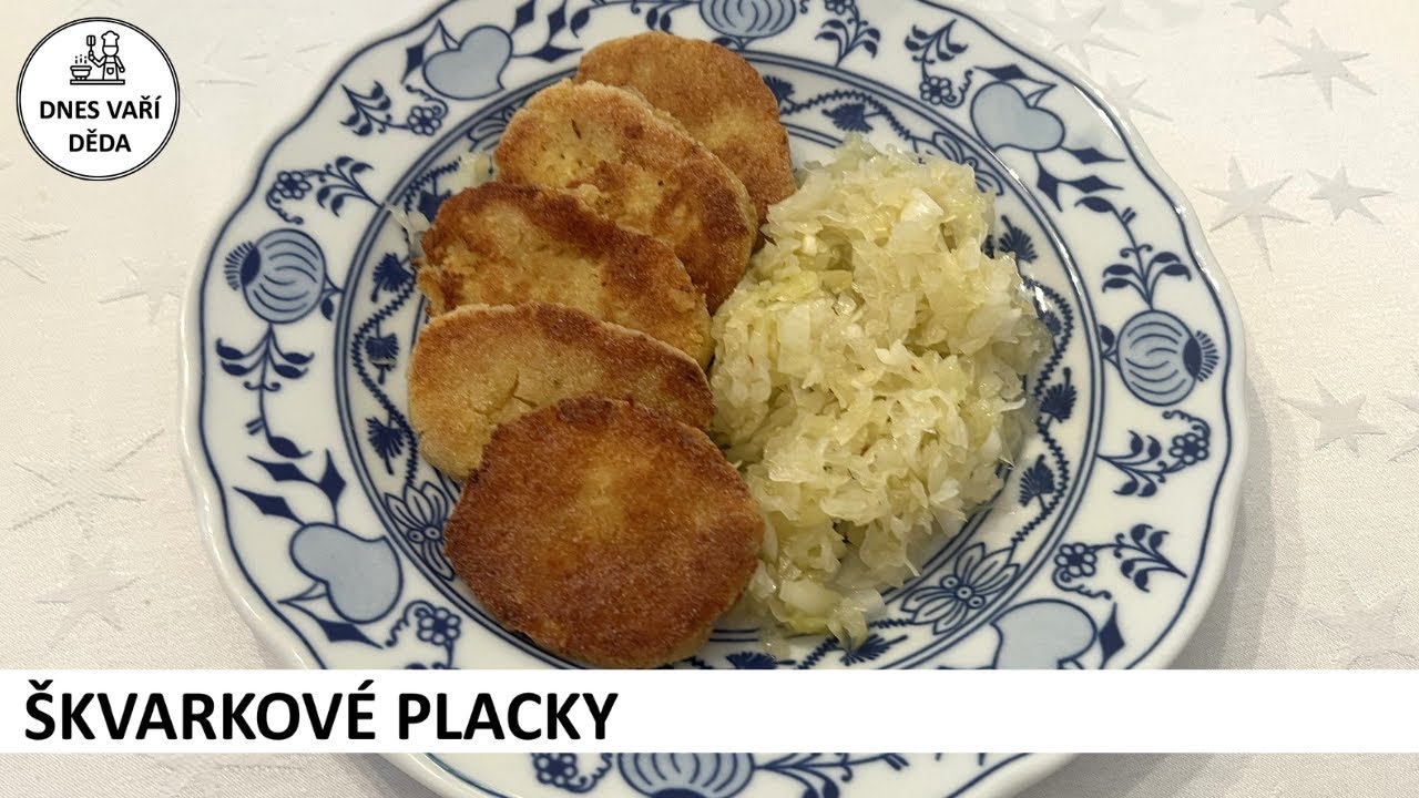 Škvarkové placky se zelným salátem | Josef Holub - YouTube