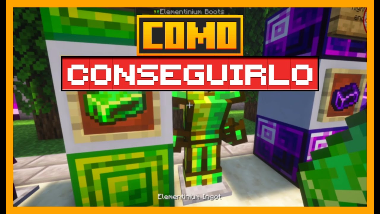 CÓMO CONSEGUIR ELEMENTIUM en MINECRAFT con este MOD - YouTube