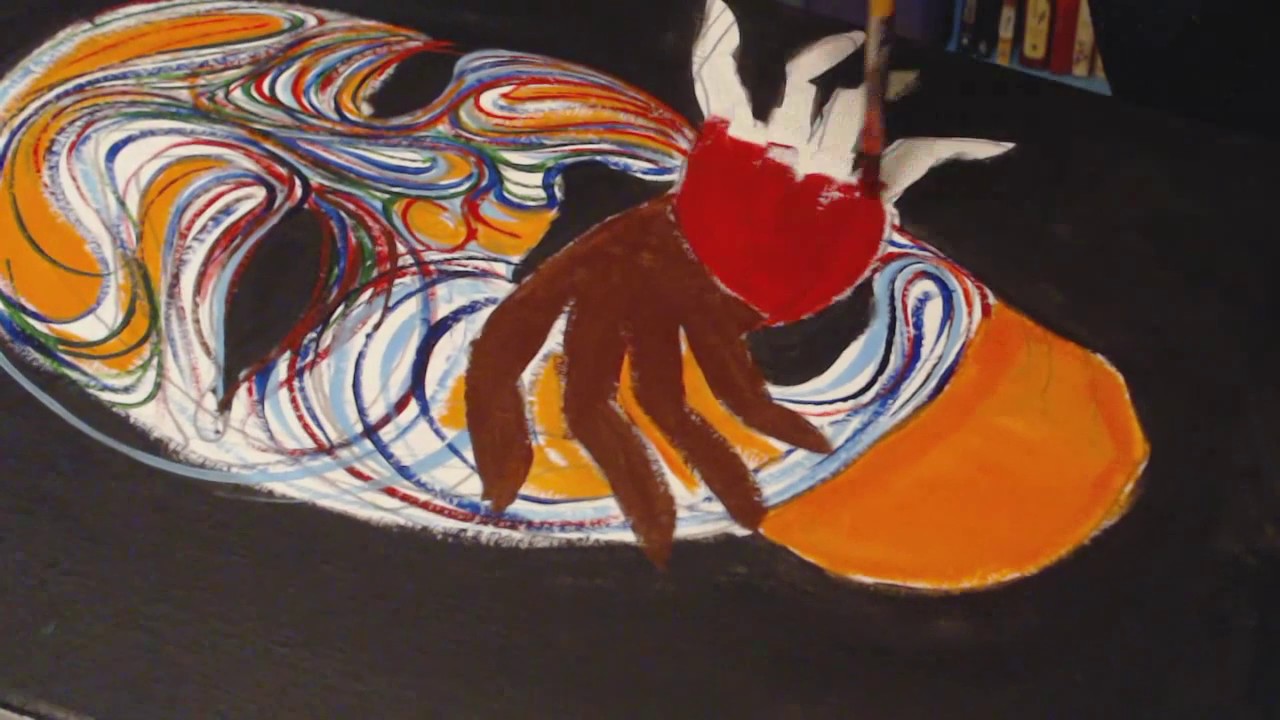 Runaway Abstract Expressionist Painting Time Lapse - YouTube
