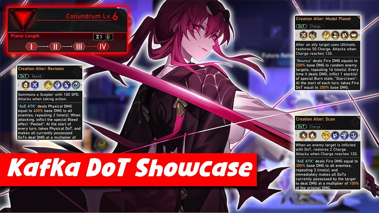 Kafka DoT Conundrum 6 | Unknowable Domain DoT | Honkai Star Rail 2.6 ...