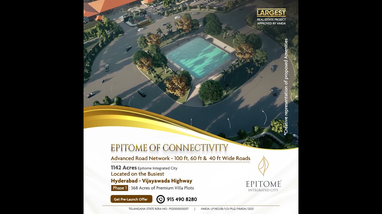 Enjoy the leisure of excellent connectivity at Epitome Integrated City ...