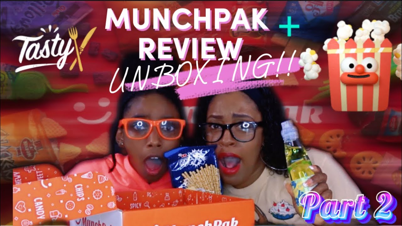 My FIRST MUNCHPAK Review and UNBOXING! PT1 | International Snacks from ...