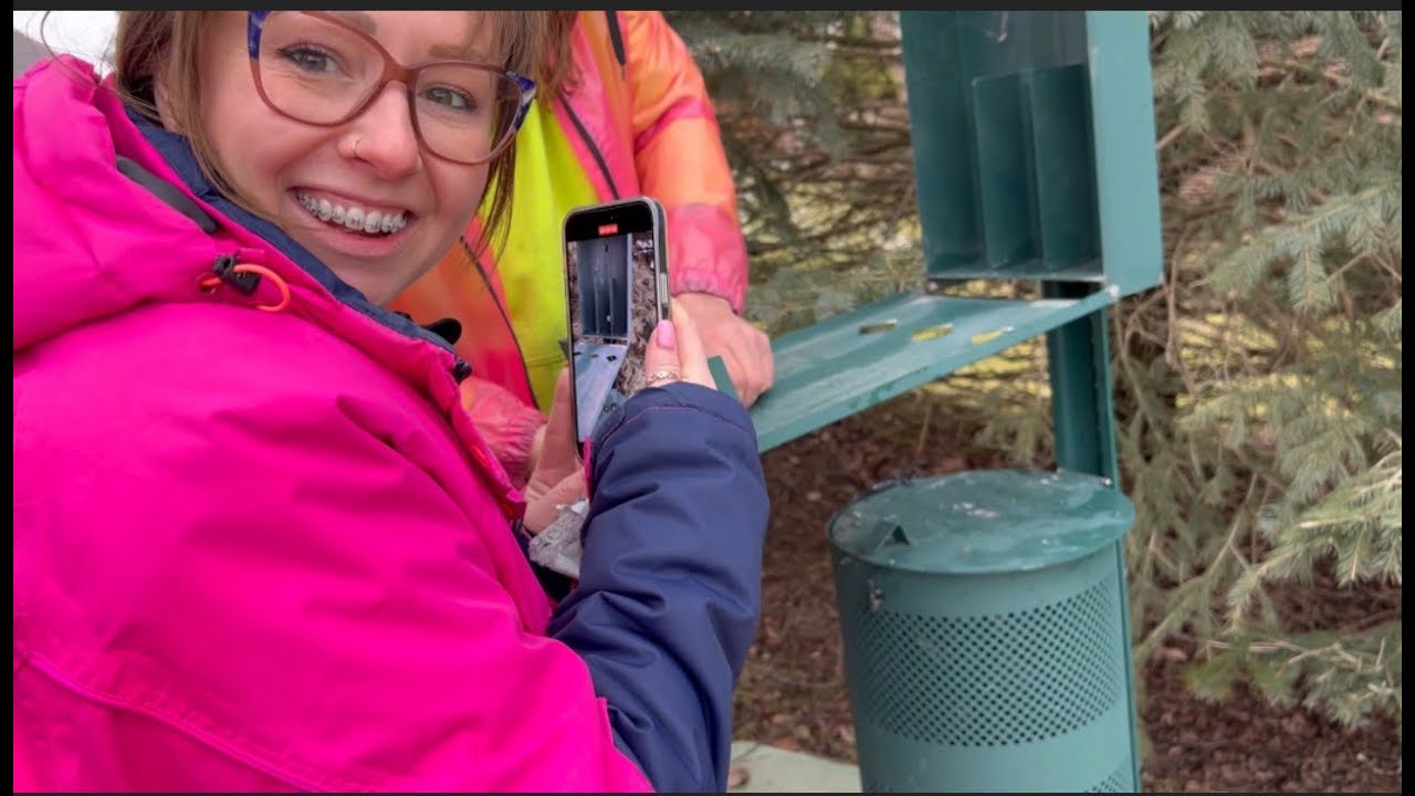 Lets change this Dog Waste Station lock together. - YouTube