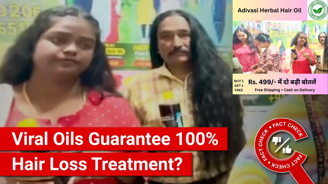 FACT CHECK: Viral Videos Show Herbal Hair Oils that Guarantee 100% Hair ...