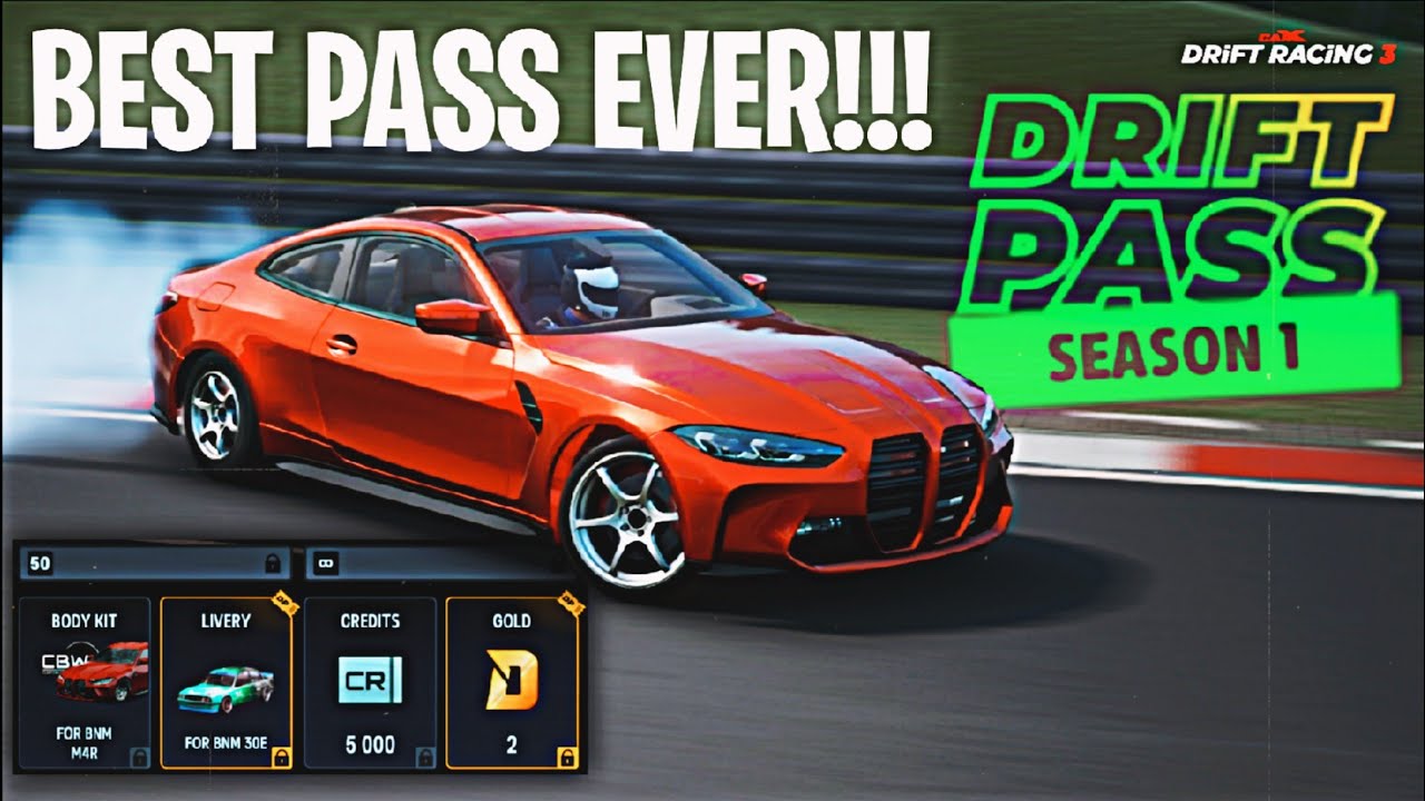 FASTEST WAY TO GET LEVEL 50 - CARX DRIFT RACING 3 - DRIFT PASS SEASON 1 ...