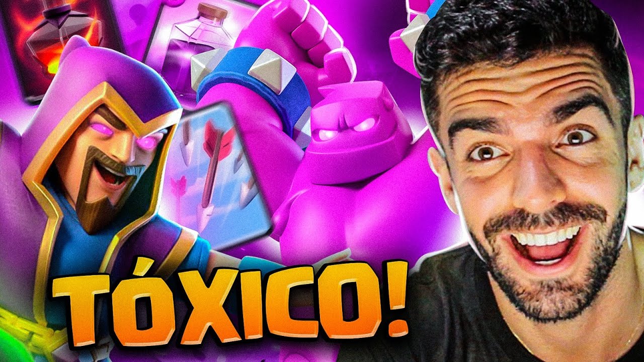 DECK MAIS TOXICO DO META ATUAL DE GOLEM DE ELIXIR DO CLASH ROYALE ...