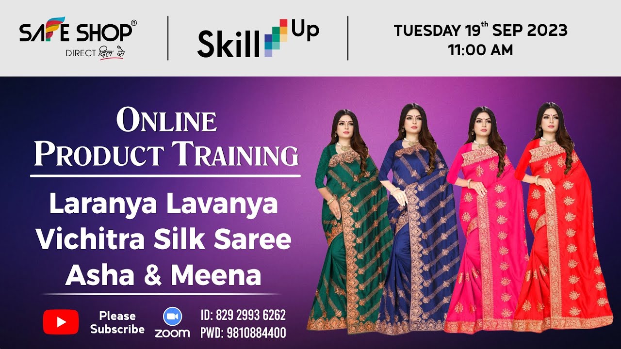 Laranya Lavanya Vichitra Silk Asha & Meena Saree || SAFESHOP | SAFE ...