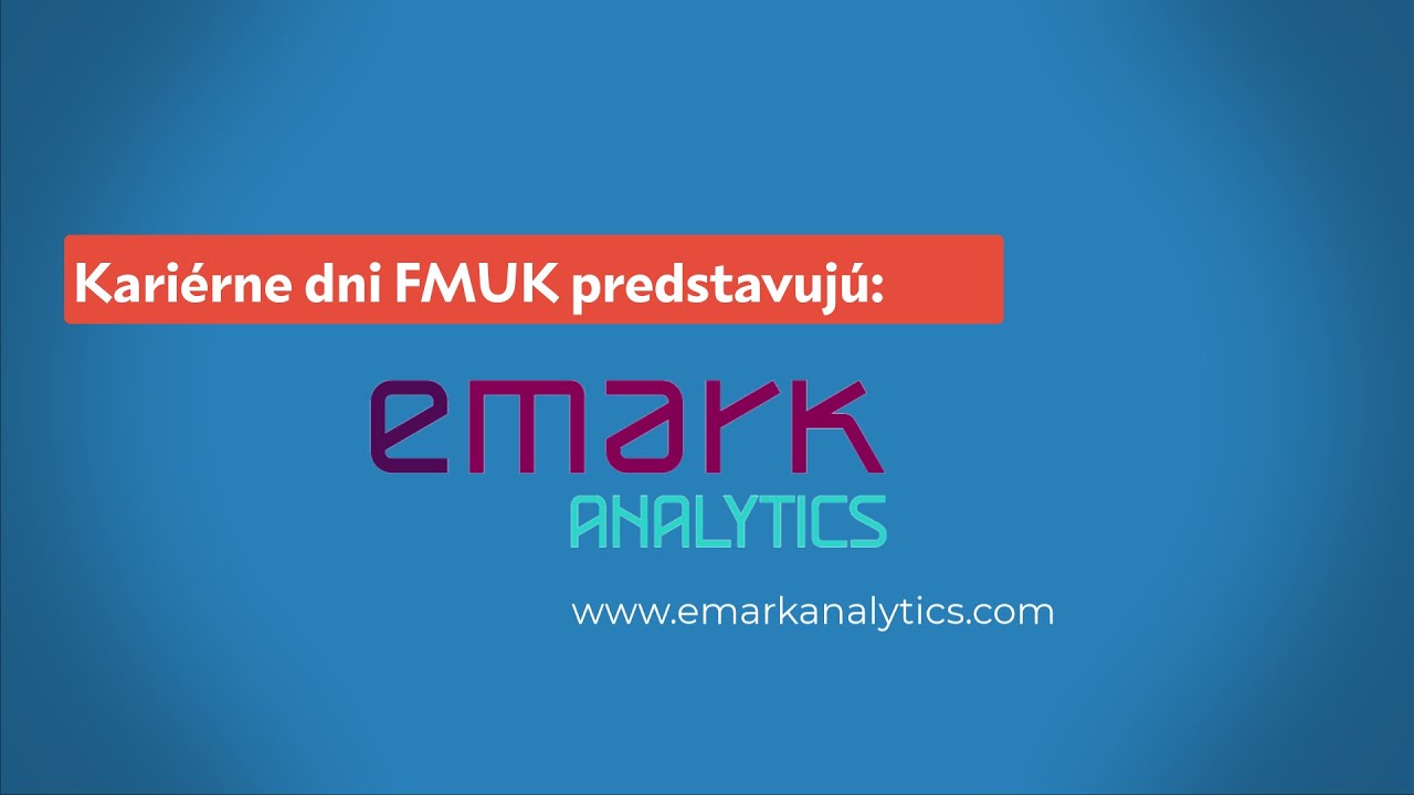 EMARK analytics na Kariérnych dňoch FMUK - YouTube