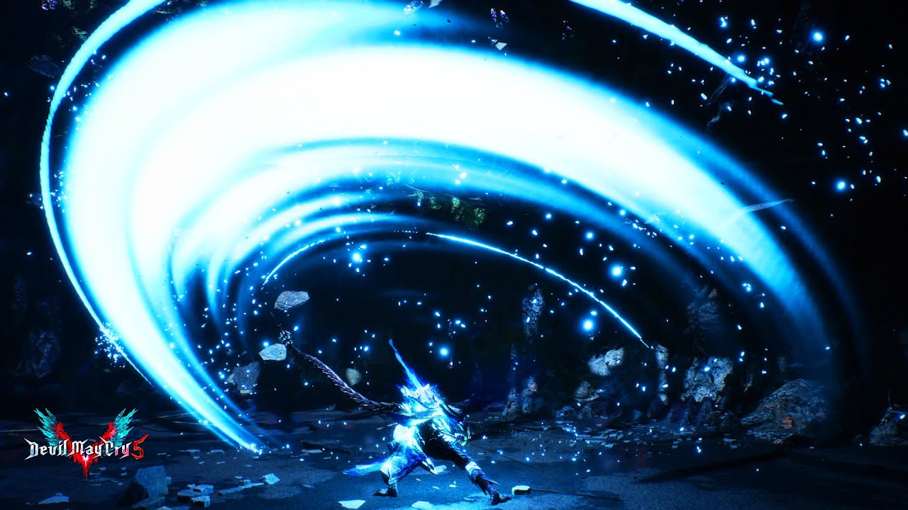 Devil May Cry 5 - Vergil Doppelganger combo Analysis - SPIRAL Combo v2 ...