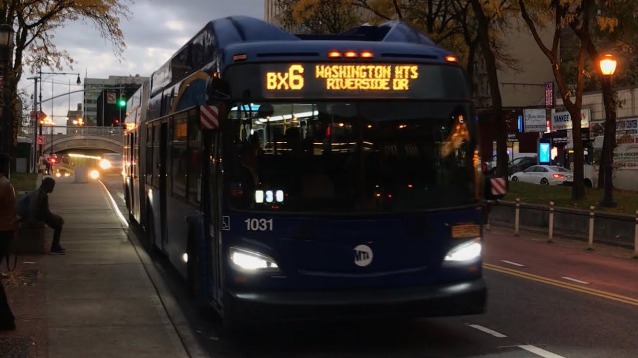 MTA NYC Bus 2018 New Flyer XN60 #1031/1004 Bx6/Bx6-SBS - YouTube