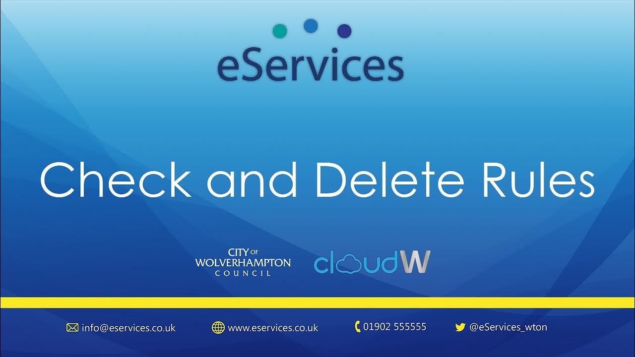 Check And Delete Rules In Office 365 YouTube check-and-delete-rules-in-office-365-youtube
