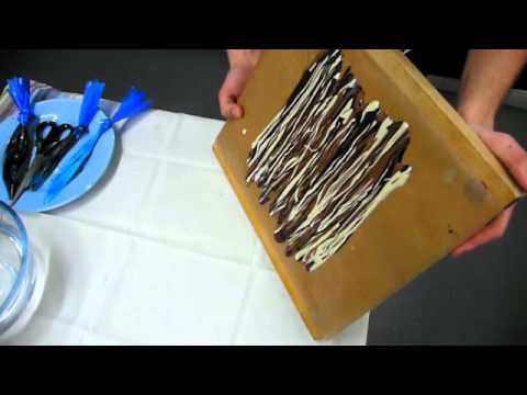 How to make chocolate shards - YouTube