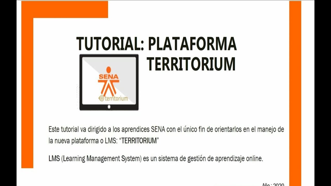 Como ingresar a Sena sofia Plus, "Territorium" 2021 - YouTube