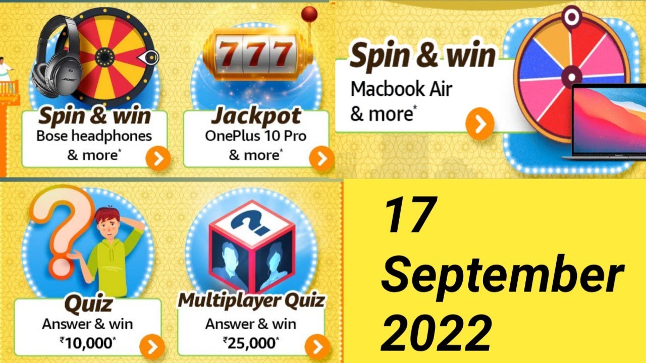 amazon gaming weekend festival edition quiz answers today | amazon quiz ...