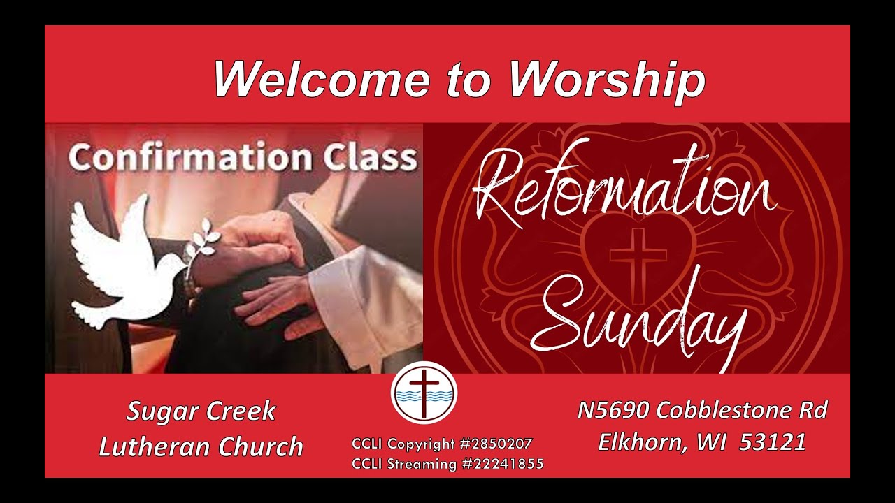 SCLC – Confirmation/Reformation Sunday, REFLECTION ON 175 YEARS OF ...