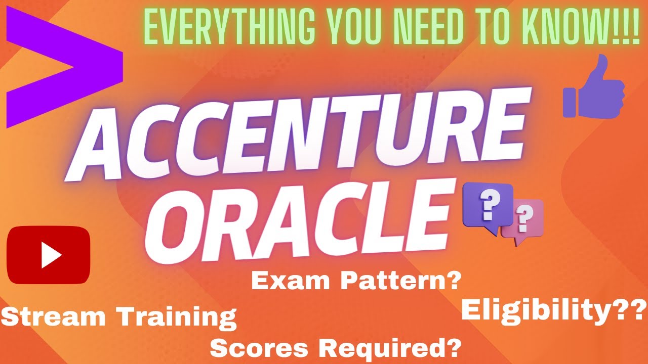 Accenture Stream Training In Oracle | Oracle | Benefits | Tests ...