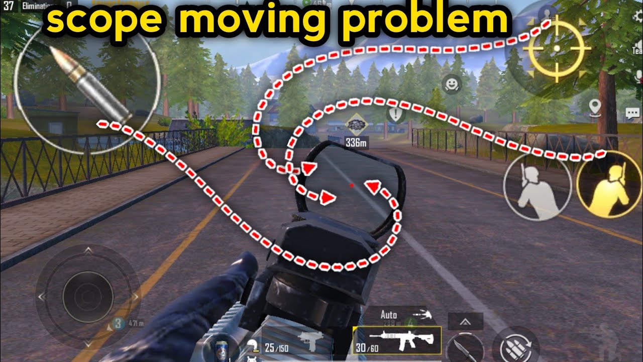How Fix scope moving problem pubg BGMI l Fire button firing scope moving BGMI pubg l Fix scope ...