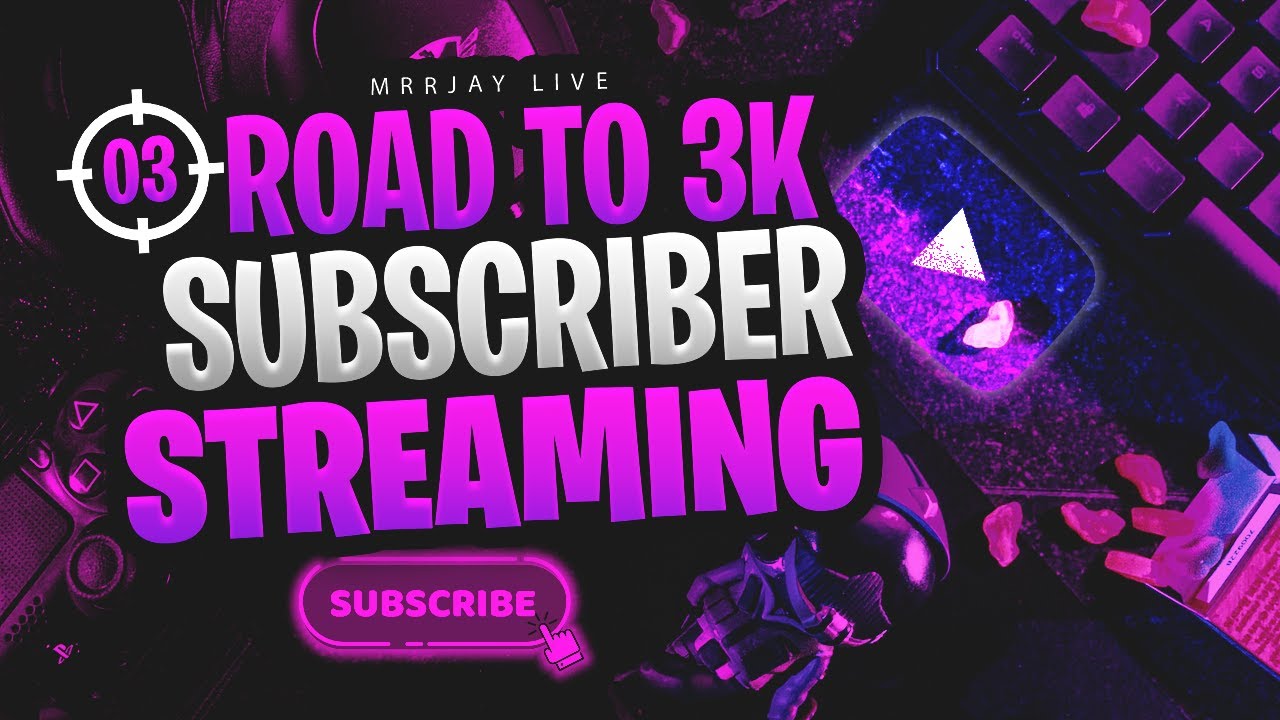 Lets Play Games & Complete 3K Subs For Free Fire MC Backup Live Stream ...
