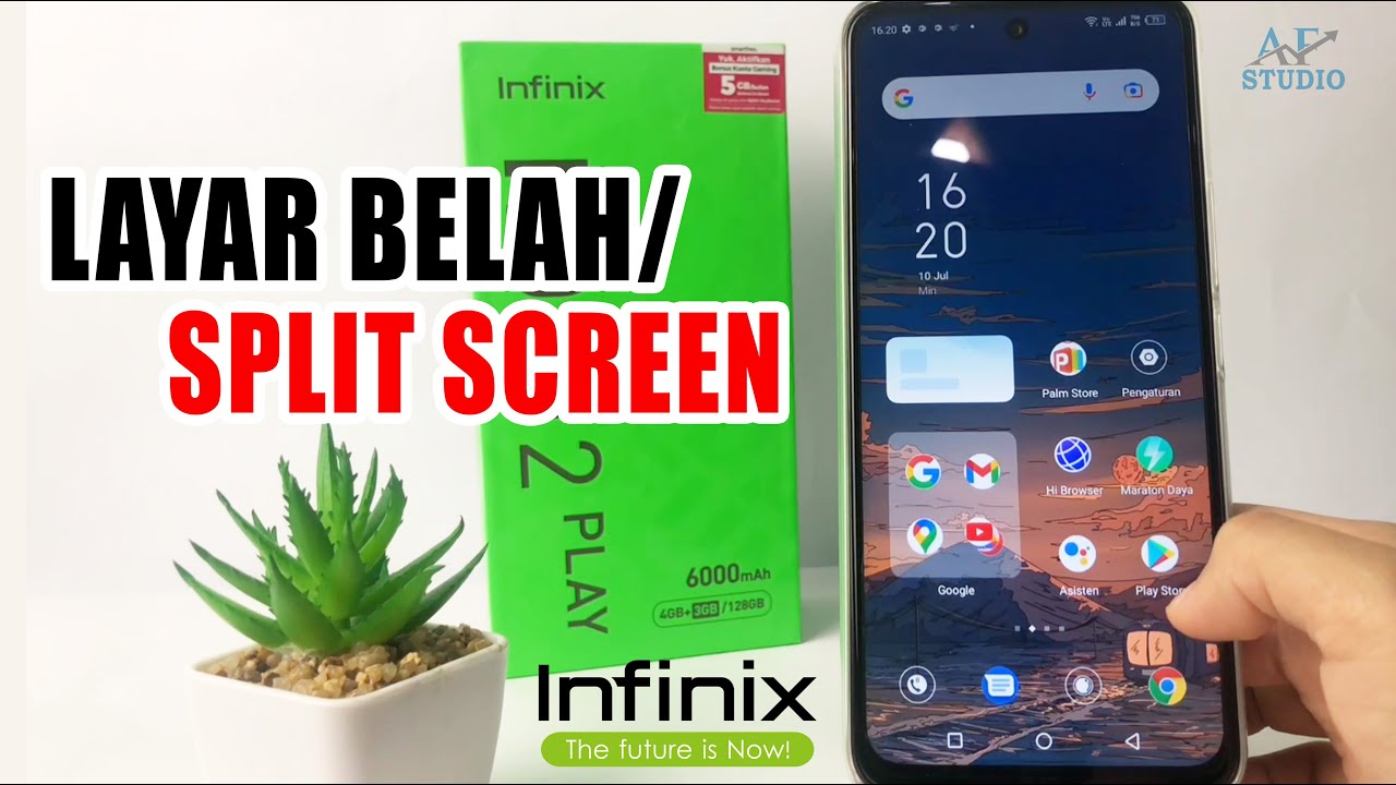 Cara Split Screen Di Hp Infinix Hot 12 Play | Bagi Layar Menjadi Dua ...