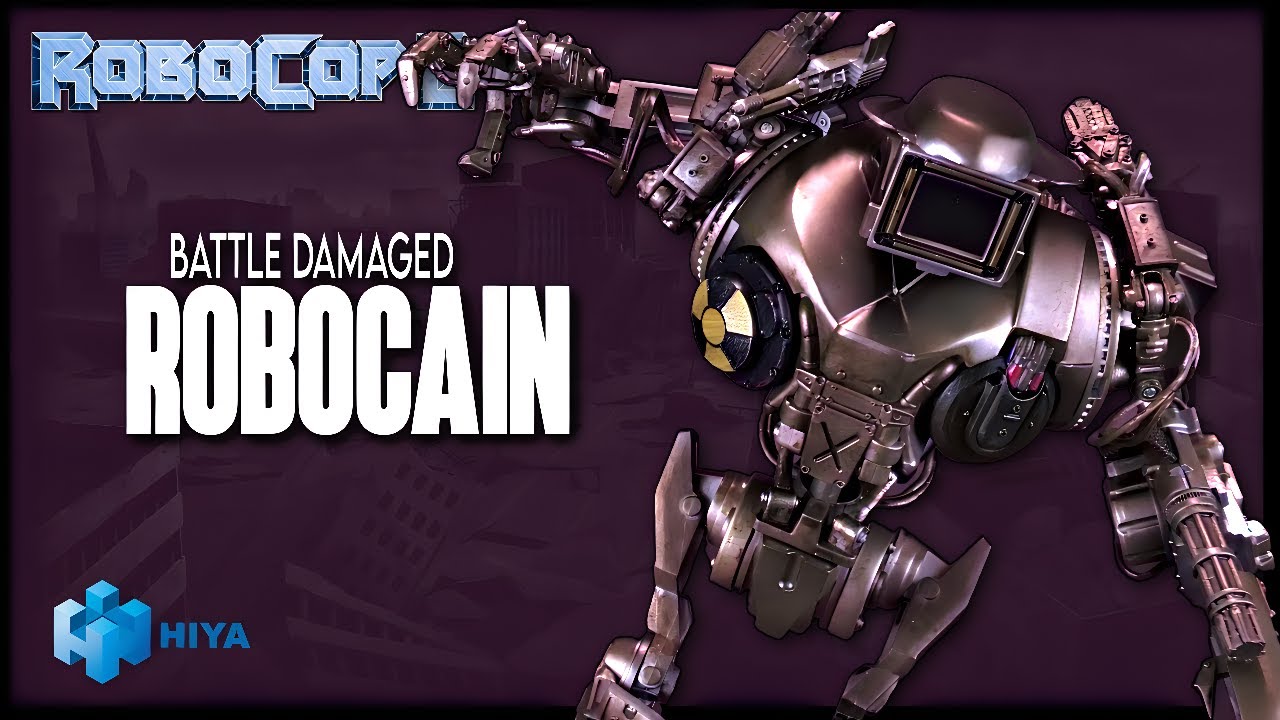 Hiya Toys Robocop 2 Battle Damaged Robocain Exquisite Mini @TheReviewSpot - YouTube