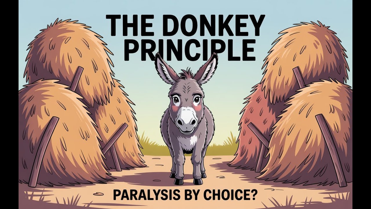 DONKEY PRINCIPLE: THE PARADOX OF CHOICE. - YouTube