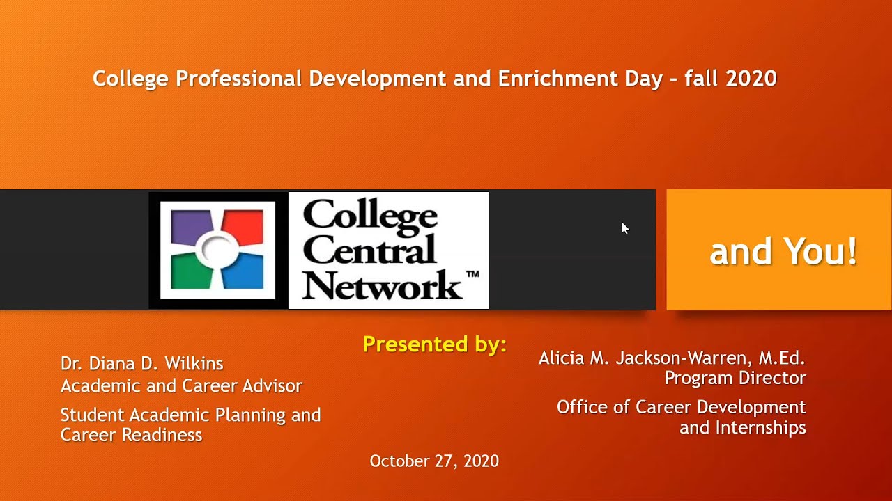 College Central Network (CCN) and You! - YouTube