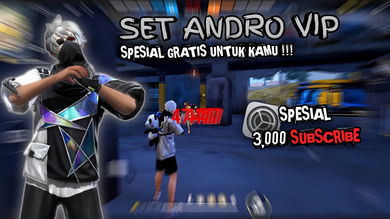 SET ANDRO VIP || FREE SPESIAL 3K SUBS || AIM AUTO KE KEPALA MUSUH 🥶 - YouTube
