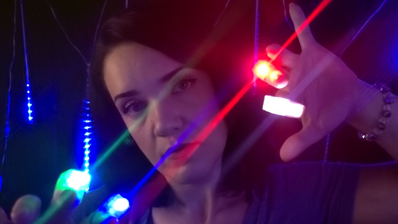 ASMR Light Triggers - Whispering - Soft Speaking - Color Therapy - YouTube