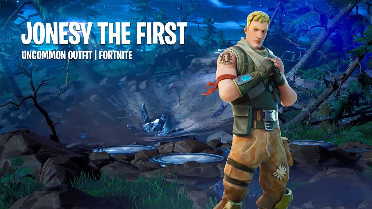 Jonesy The First | Uncommon Outfit Skin | Fortnite - YouTube