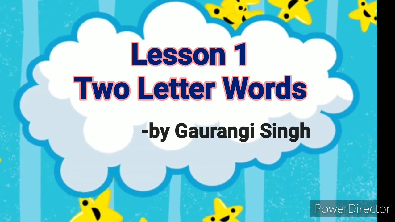 Two Letter Words -Step by step learning to read Phonetically - YouTube