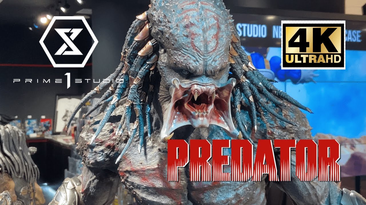 (4KHD) Prime One Studio Assassin Predator and Big Game Predator Statues ...