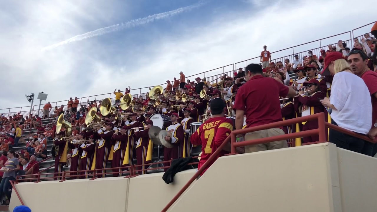 USC band at University of Texas - YouTube