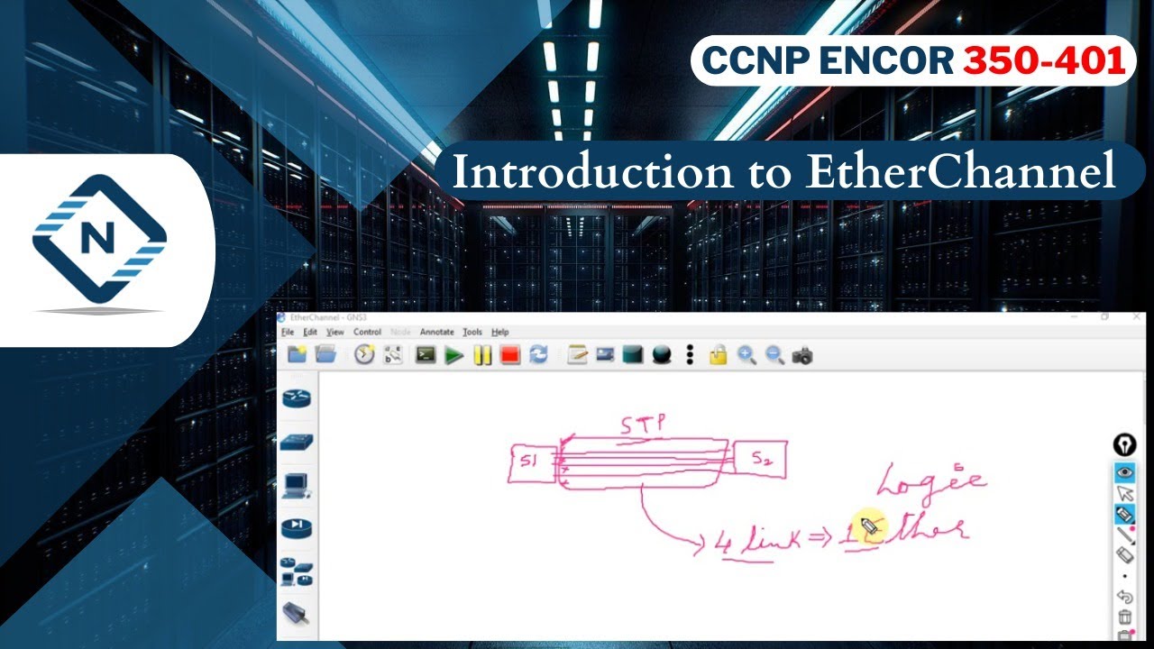 Free CCNP ENCOR 350-401 | Introduction to EtherChannel | Video 21 - YouTube