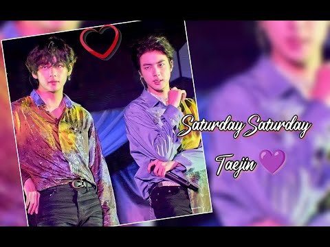 Taejin 💜 Saturday Saturday fmv edit #taejin #taehyung #jin