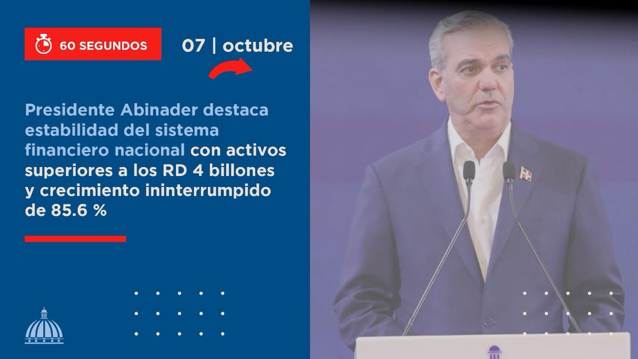 Presidente Abinader destaca estabilidad del sistema financiero nacional ...