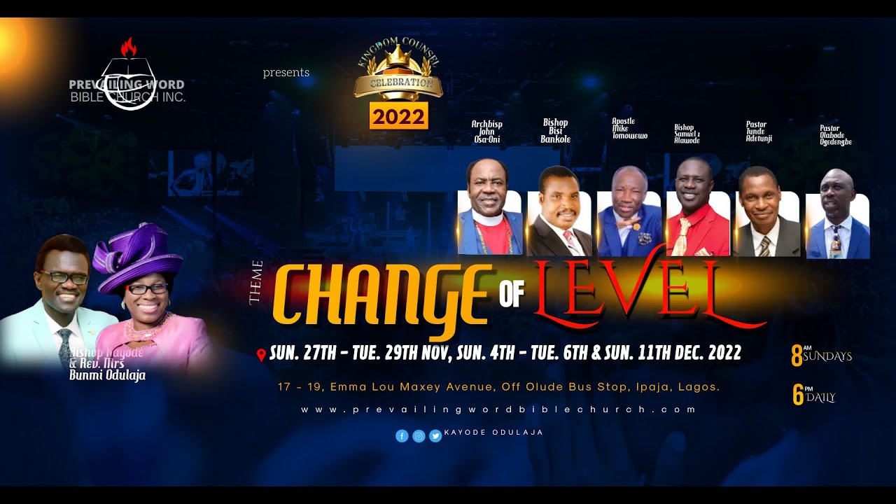 MY STORY MUST CHANGE PRAYER HOUR | #kcc2022 EDITION | WEDNESDAY ...
