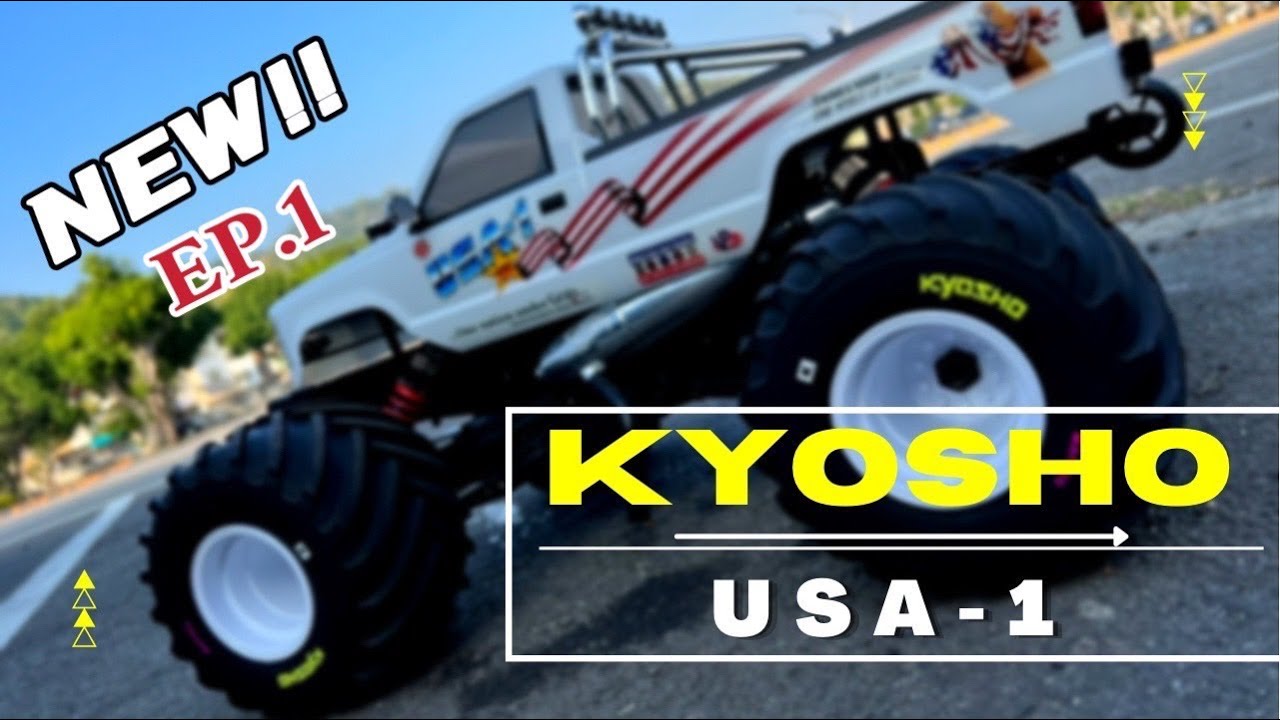 2021 Kyosho USA-1(美國一號) 大腳油車新車磨合篇－1 - YouTube