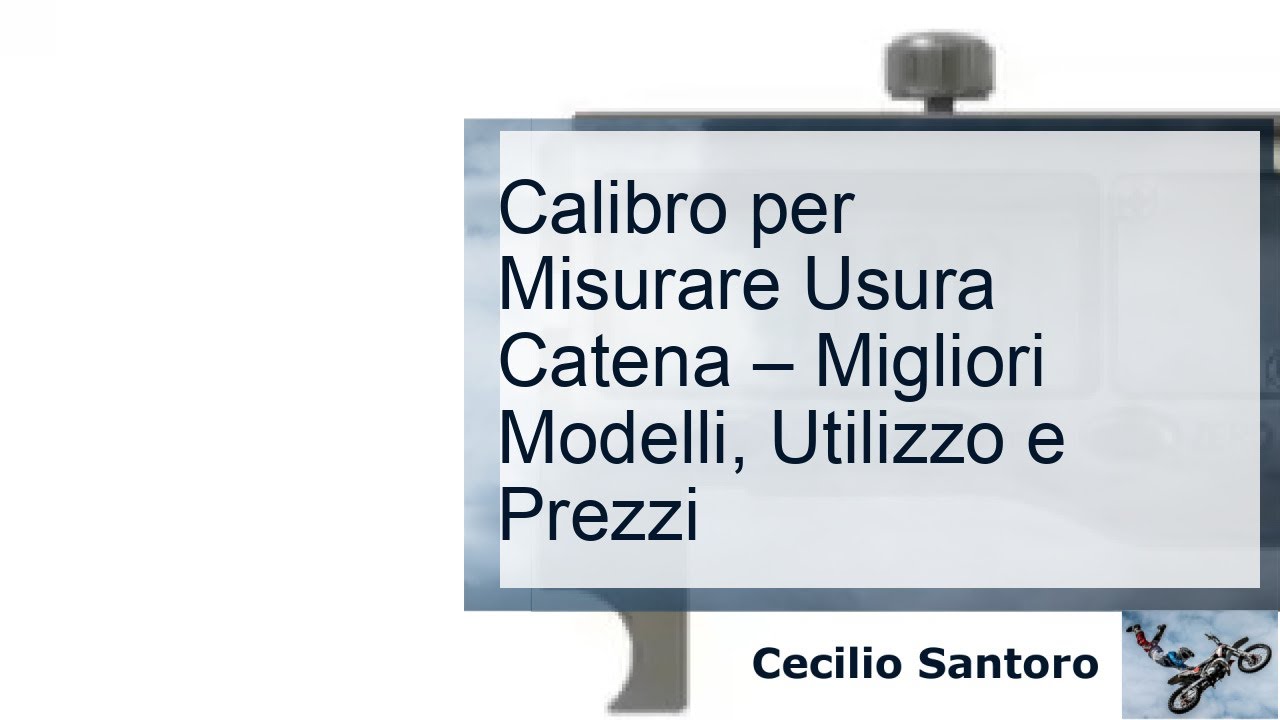 Calibro per Misurare Usura Catena – Migliori Modelli, Utilizzo e Prezzi ...
