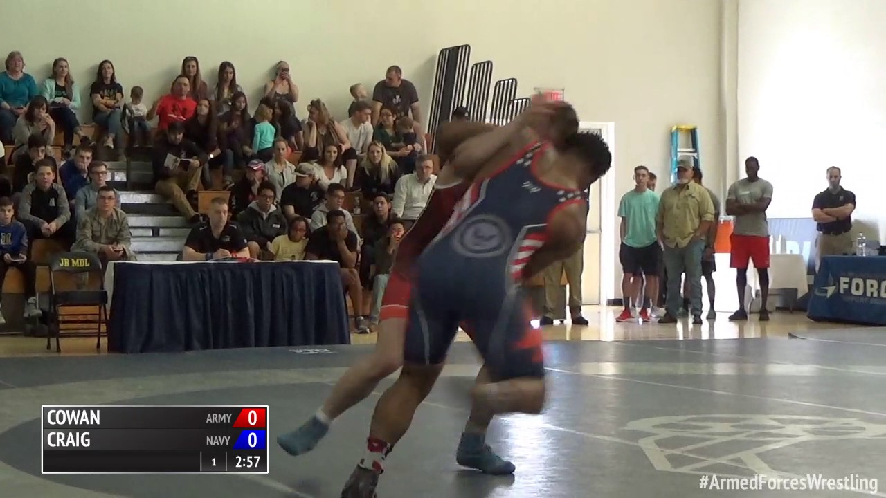 75 kg, Dillon Cowan, Army vs Austin Craig, Navy - YouTube