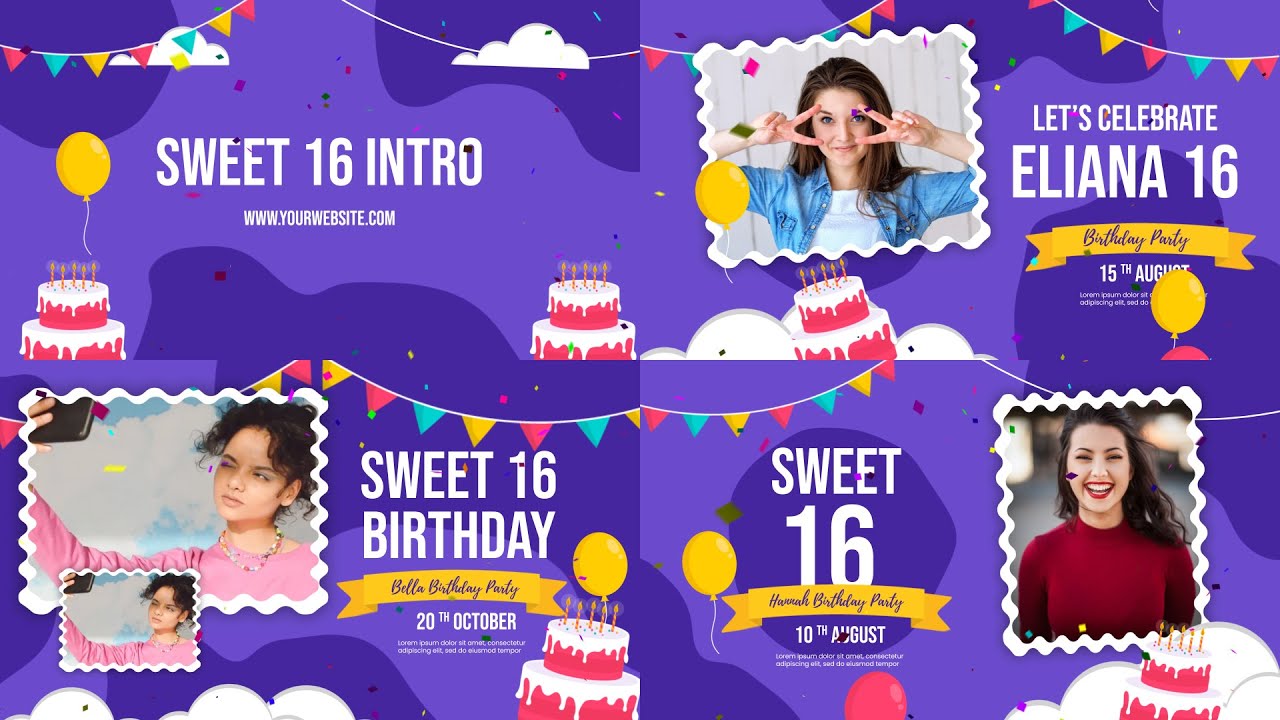 Sweet and Cute Intro Premiere Pro Templates | Best Intro Templates 2022 ...