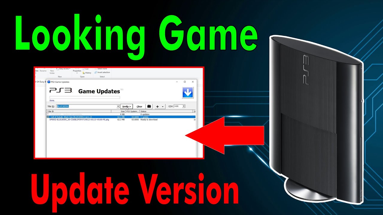How to get update game PS3 - YouTube