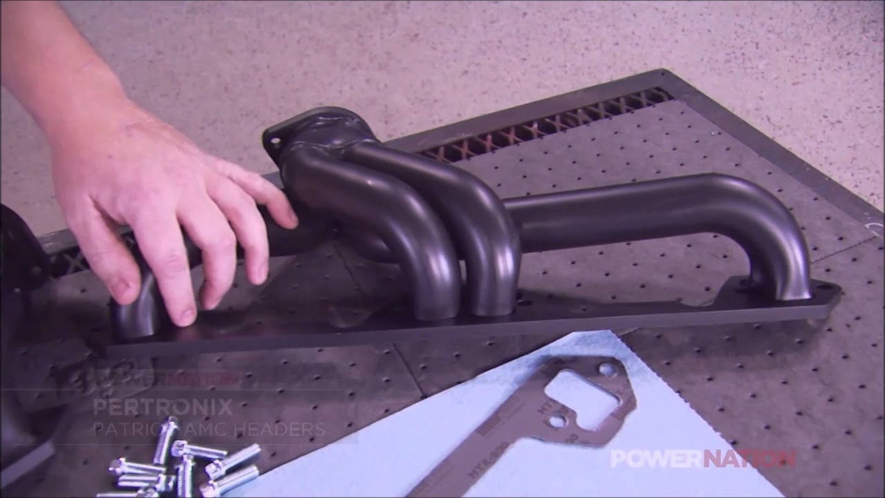 Patriot Headers for AMC engines - YouTube