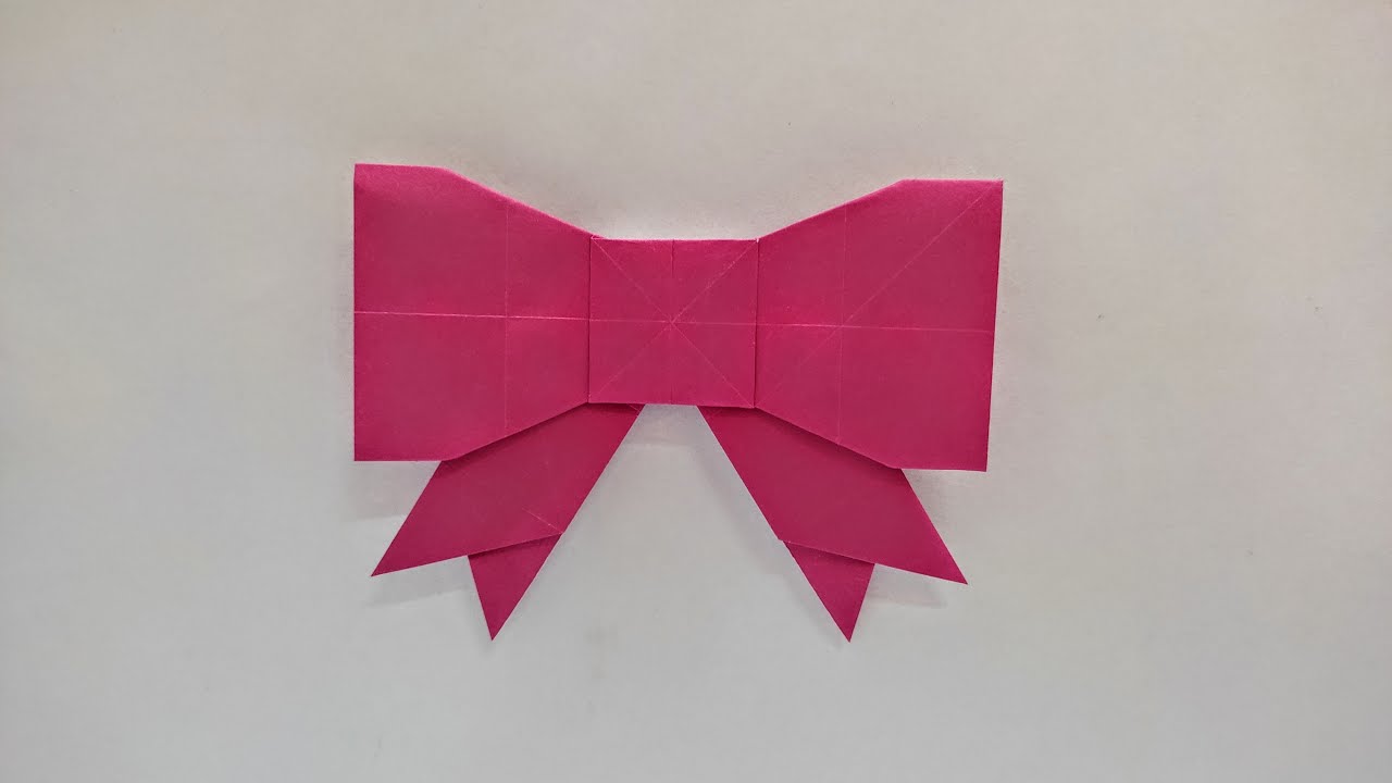 Origami Ribbon Easy | How To Make An Origami Ribbon Easy | Origami ...