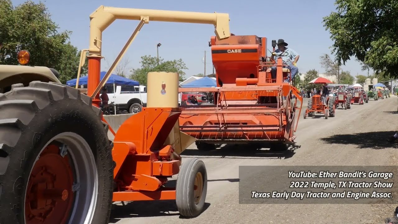 Antique Tractor Parade!! 2022 Tedtea Tractor Show - YouTube