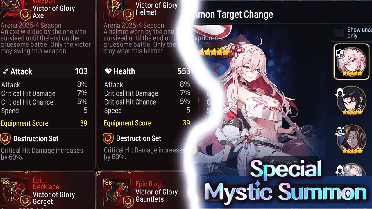 SPECIAL MYSTIC BANNER STARTING! GUILD WAR TOURNEY! NEW ARENA SEASON ...