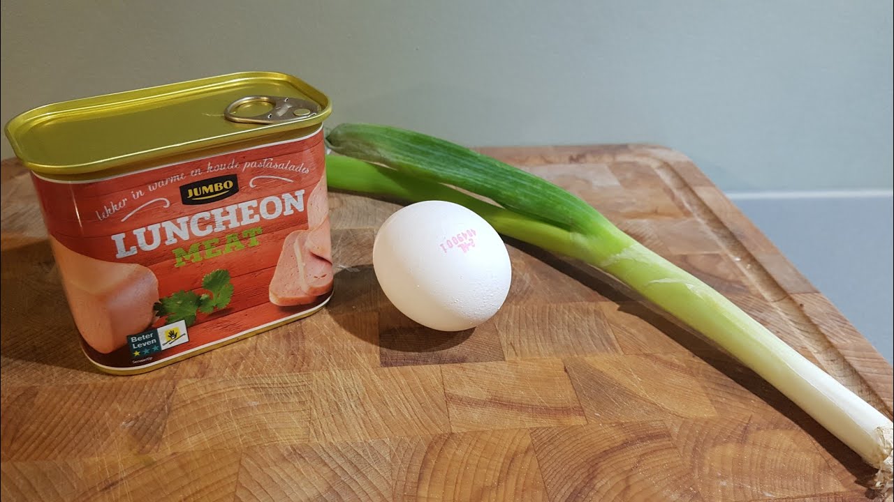 Fried Luncheon Meat with Egg|Sa Murang Halaga na pang breakfast!Quick ...
