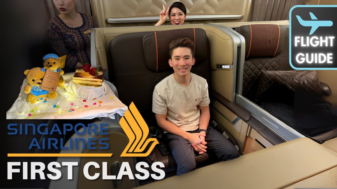 Flying Singapore Airlines First Class from Narita to Los Angeles with ...