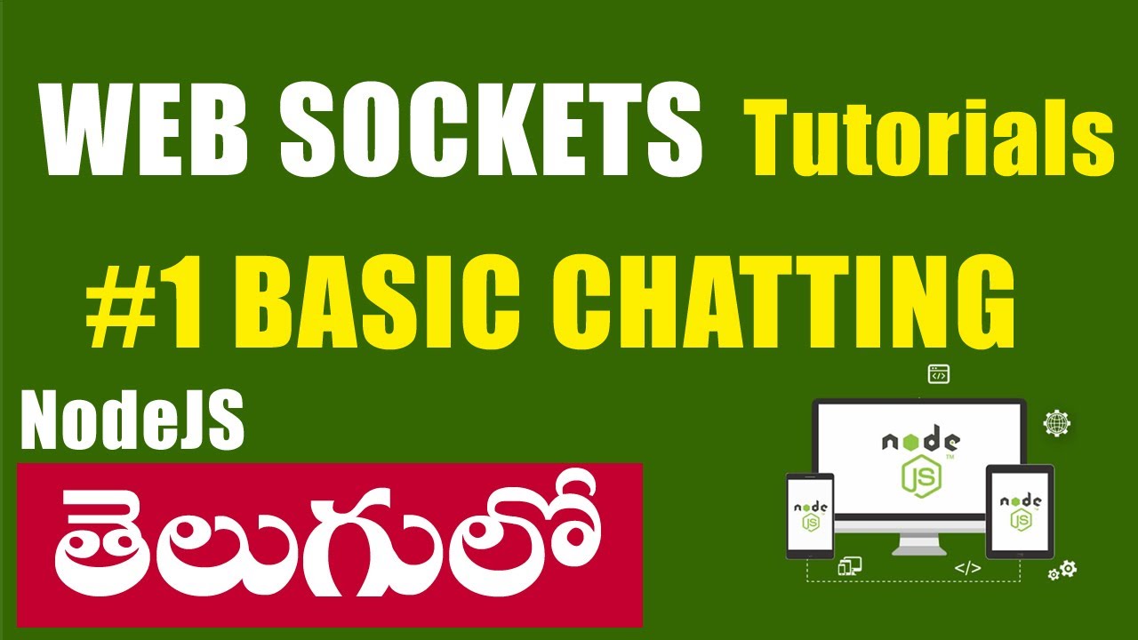 #1 WEBSOCKETS - BASIC CHATTING PROJECT TUTORIAL - YouTube